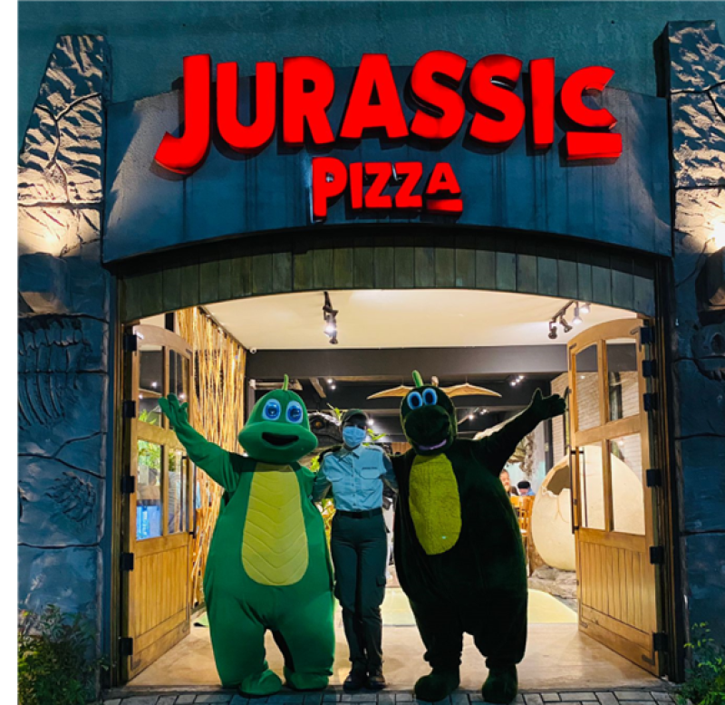 RODÍZIO DE PIZZAS + EXPERIÊNCIA JURÁSSICA - Jurassic Pizza